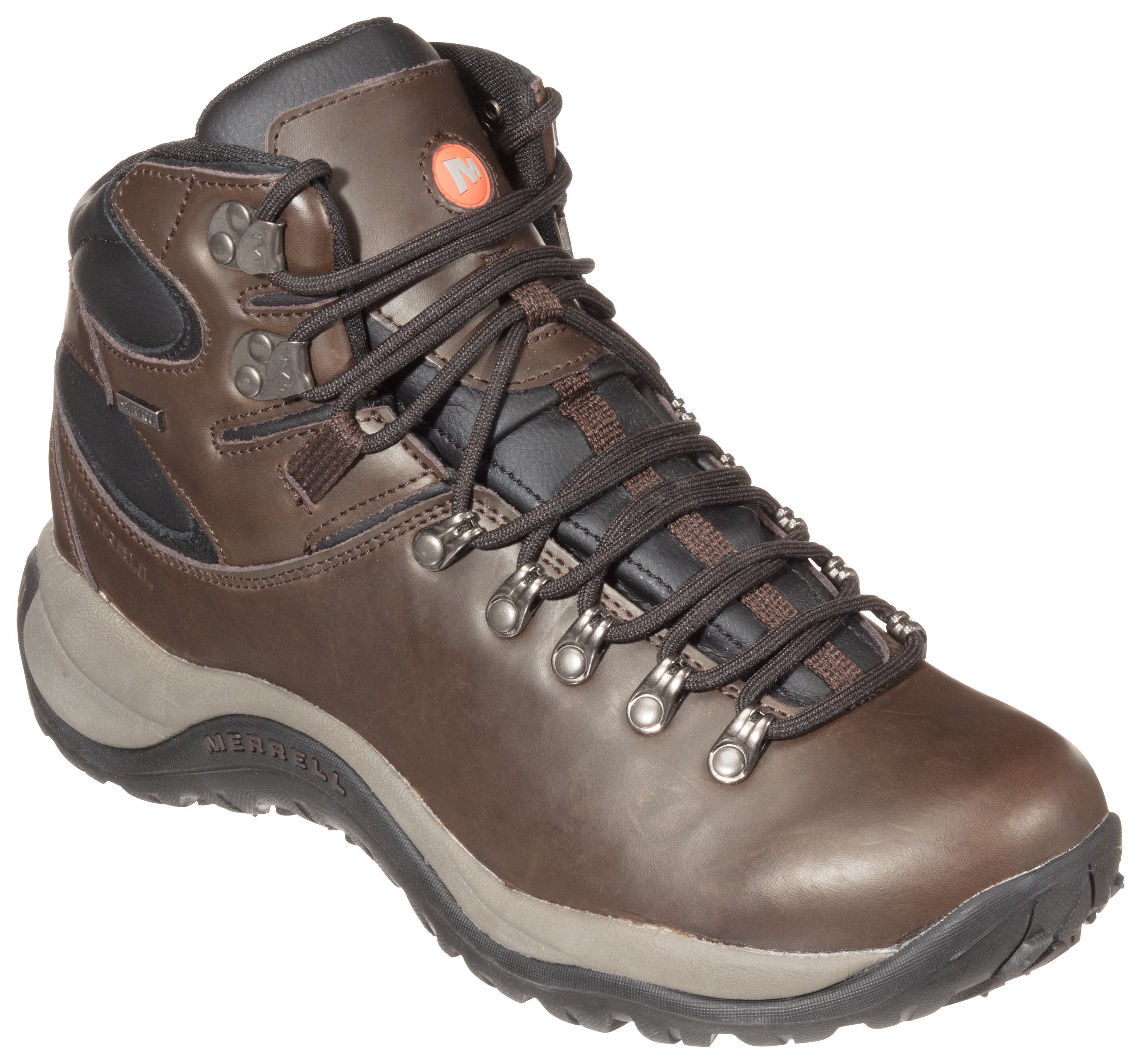 Merrell Reflex All-Leather Mid Waterproof Hiking Boots for Men | Bass ...